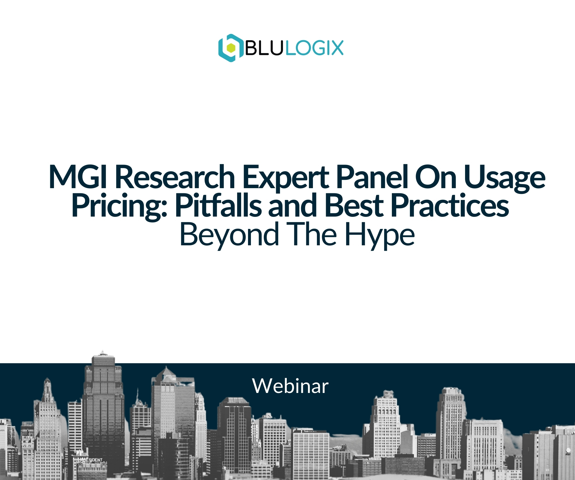 MGI Research Expert Panel On Usage Pricing - BluLogix